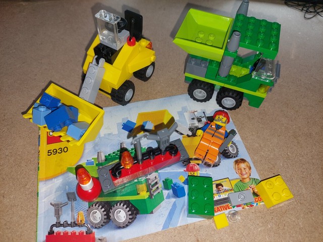 LEGO Bricks and More Road Construction Building Set (5930) for sale ...