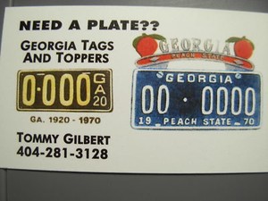 GEORGIA TAGS AND TOPPERS | eBay Stores