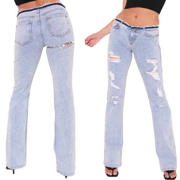 Revice Mariah Cruise Control Low Rise Bootcut Jeans D… - Gem