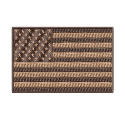AMERICAN FLAG PATCH - US DESERT TAN SUBDUED SHOULDER USA embroidered ...