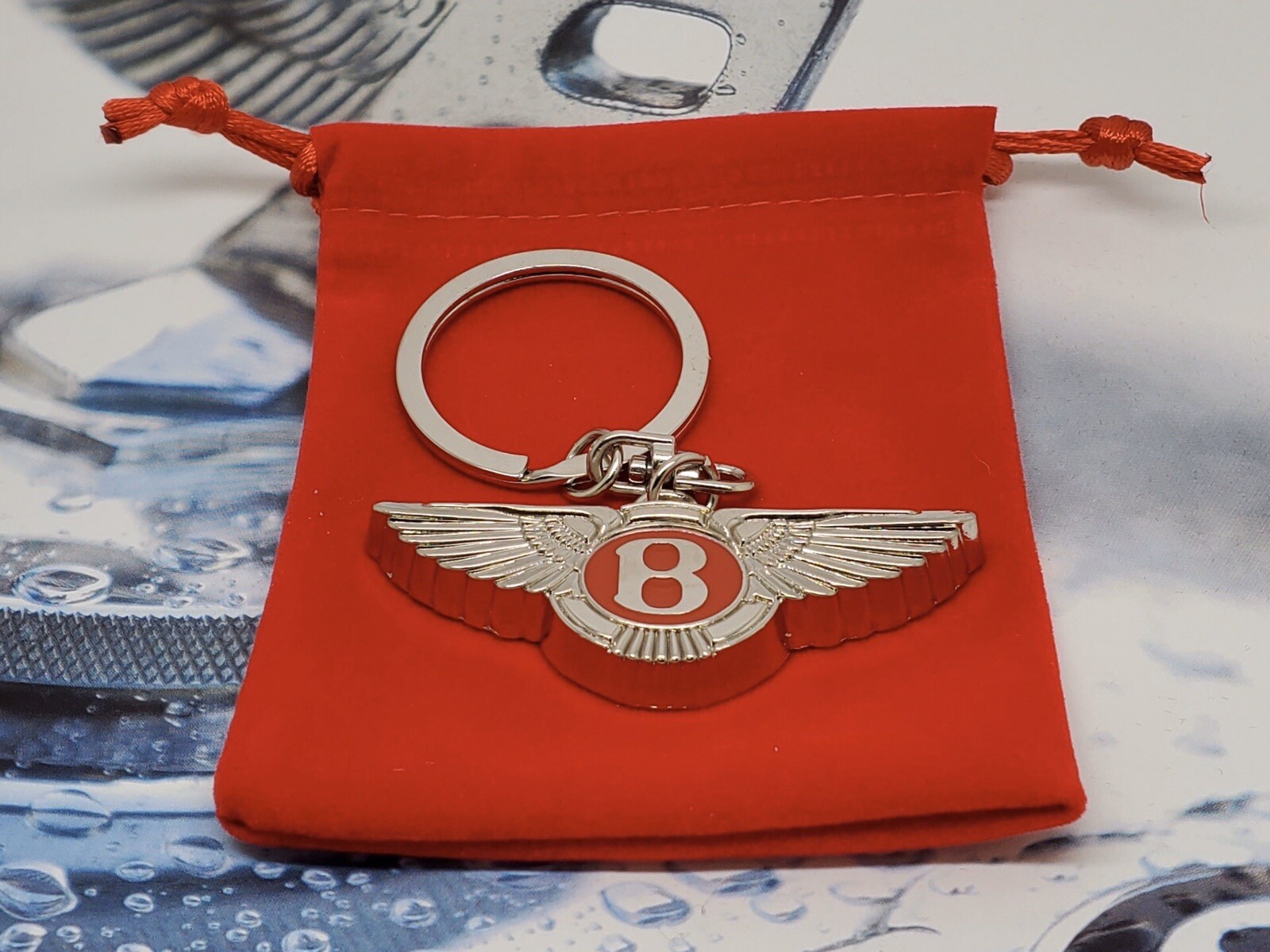 Bentley Key Chain Key Ring Steel Keychain Red Label item#KC02 | eBay
