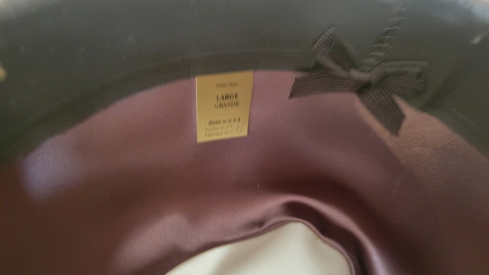 Stacy Adams Hat Cream Derby Hat With Feather Size Large New Condition ...