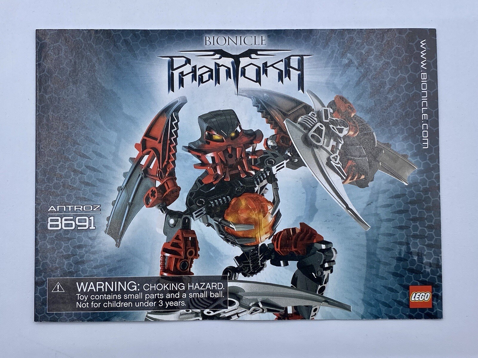 LEGO Bionicle (8691) ~ INSTRUCTIONS MANUAL Only Book ~ Antroz ...