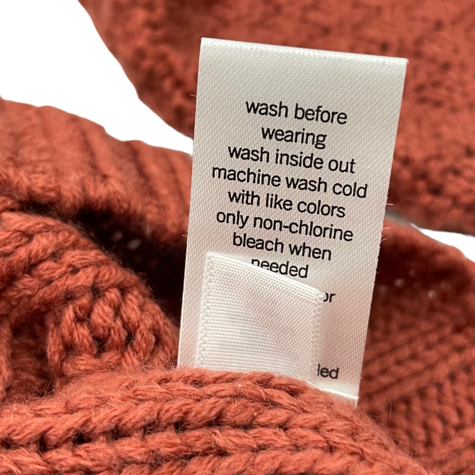 Mudd Drop Shoulder Cable Oversized Knit Sweater Terracotta Brown ...