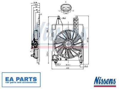 Fan, radiator for MERCEDES-BENZ RENAULT NISSENS 85706 | eBay
