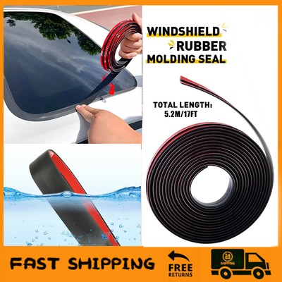 5.2M Car Windshield Guards Body Trim Strip Molding Door Window Protect ...