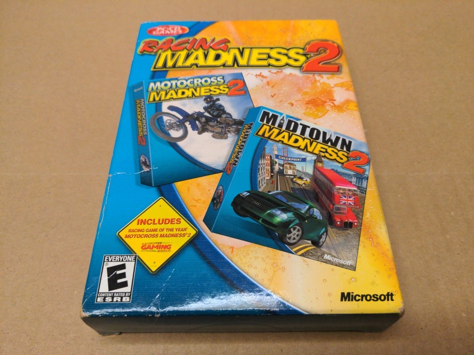 Racing Madness 2 (Microsoft Motocross & Midtown Madness) PC Small Box ...