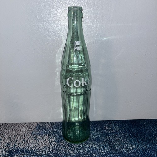 Vintage Coca Cola Coke Green Glass Bottle Tall 1 Pint 16 oz | eBay