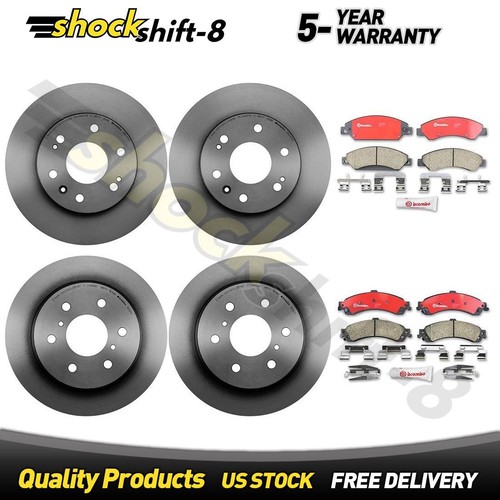 Front Rear Disc Rotors Brake Pads for GMC Sierra 1500 Classic 6.0L 2007 ...