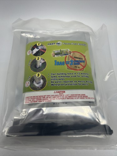 Fast 2K Expanding Composite Backfill for Fence Posts - 2.2 lb Bag for ...