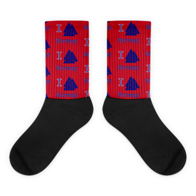 "I Love Norway" Socks Valknut Odin Asatru Viking Norse Heathenry | eBay