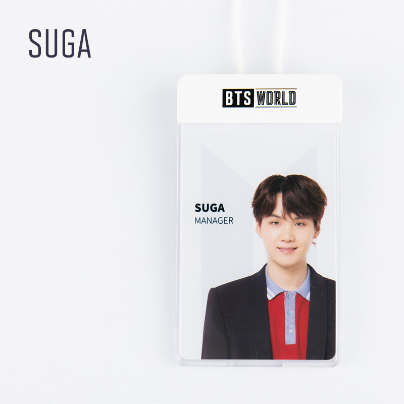 BTS WORLD OFFICIAL PHOTOCARD MANAGER CARD JUNGKOOK V SUGA JIMIN J-HOPE ...