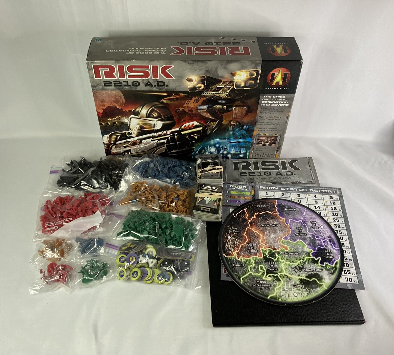 Risk 2210 AD Board Game Avalon Hill Hasbro 2001 | eBay