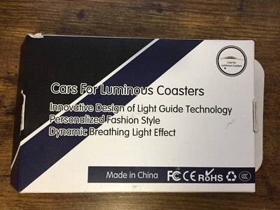 Cars for Luminous Coasters 2 pc LED Cup Holder Lamp Decoration Open Box ...