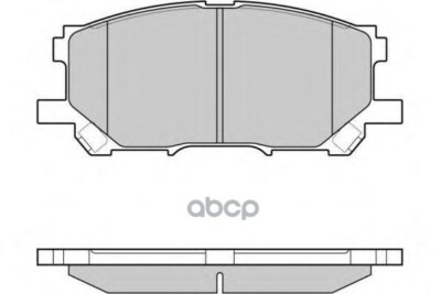 04465-48100 Toyota Pad kit, disc brake, front 0446548100, New Genuine ...