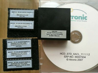 Atronic eMotion Xanadu City of Luck Software Set W/ Security Box | eBay