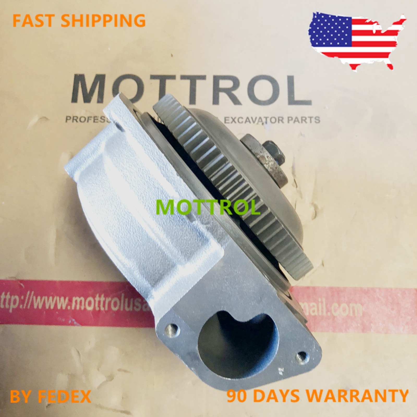 FITS CATERPILLAR 3406E C15 WATER PUMP 10R0484 1615719 0R8218E 0R4120 ...