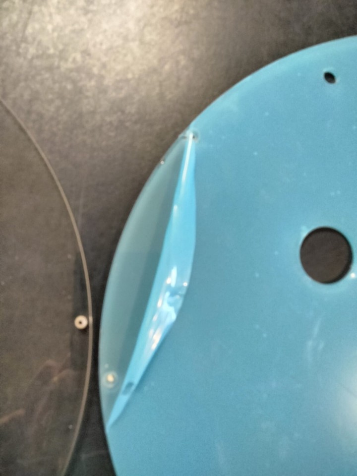 Pioneer PL-400 Acrylic Replacement Platter for See-thru Dealer Demo ...