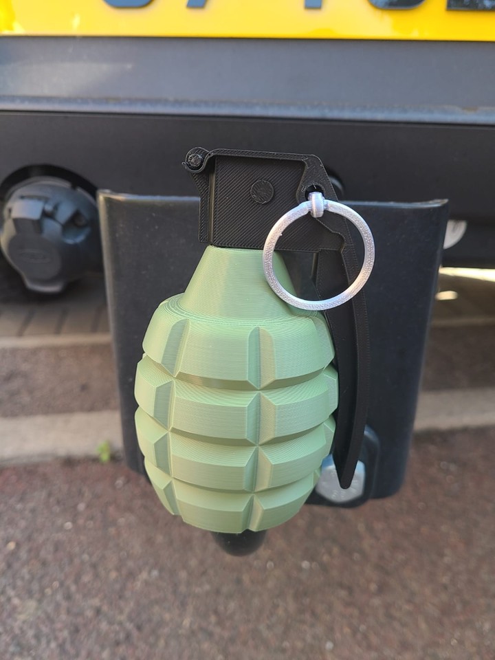 Tow Bar Ball Cover Tow Ball Cap Towing Hitch Fits 50mm Ball Grenade For ...