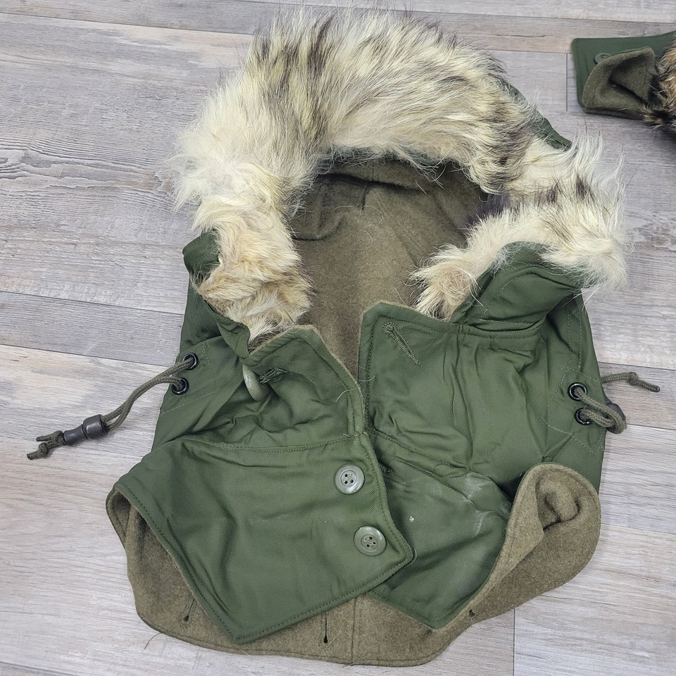 New Military Parka Hood Extreme Cold Weather Fits M-1951 Fishtail Real ...