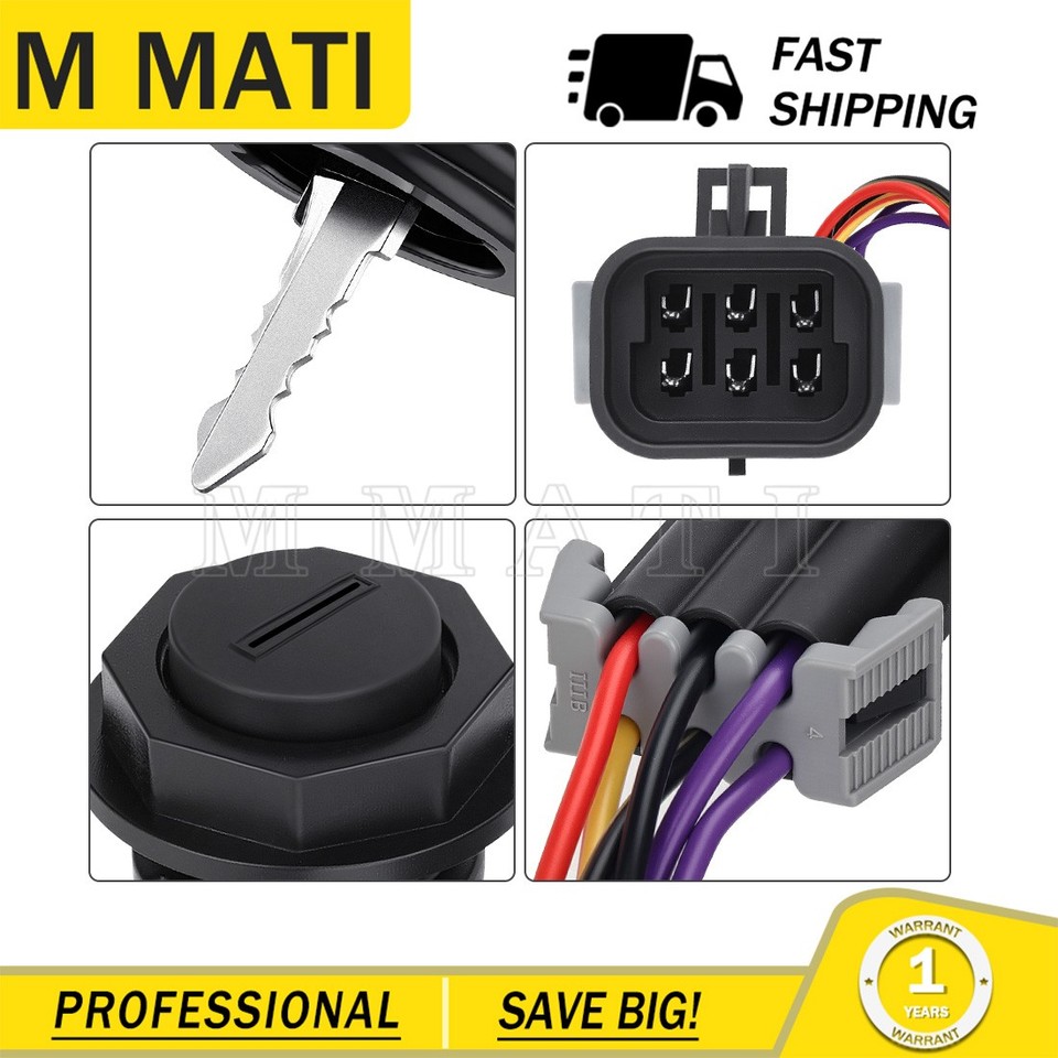 Ignition Key Switch For Mercury Mariner Outboard 87-897716K01 8M0059686 ...