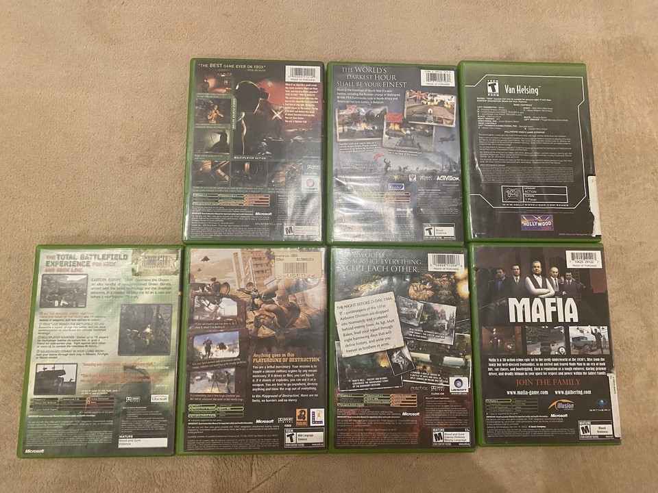 Lot of 7 Original Xbox Games | eBay