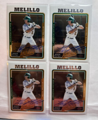 Kevin Melillo - 2005 Topps Chrome First Year Rookie Autograph RC Auto ...