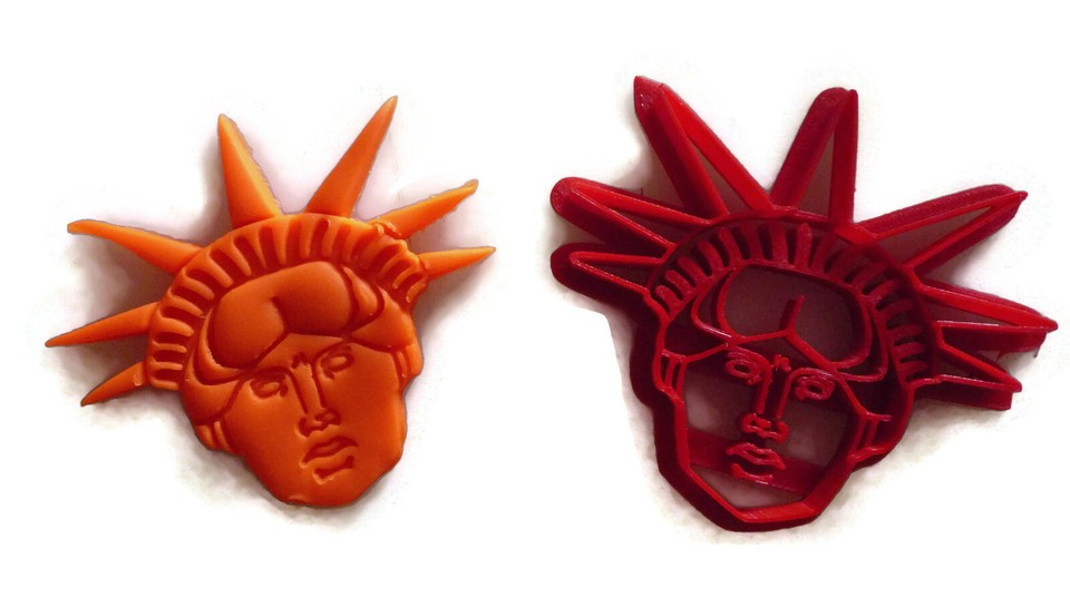 Statue of Liberty Face and Torch cookie cutter set | eBay