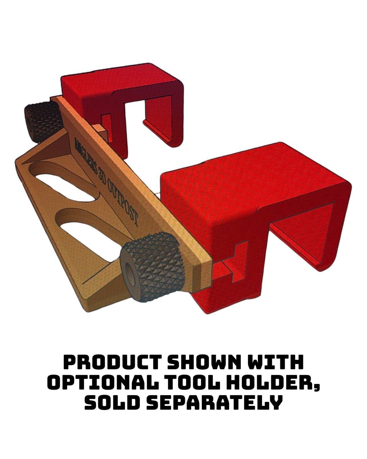 Versatrack Mount For .95" Surf Fishing Square Tube- For Anglers Fish N ...