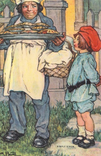 Olympic Baking Company Bread Simple Simon Trading Card Signed CM Burd ...