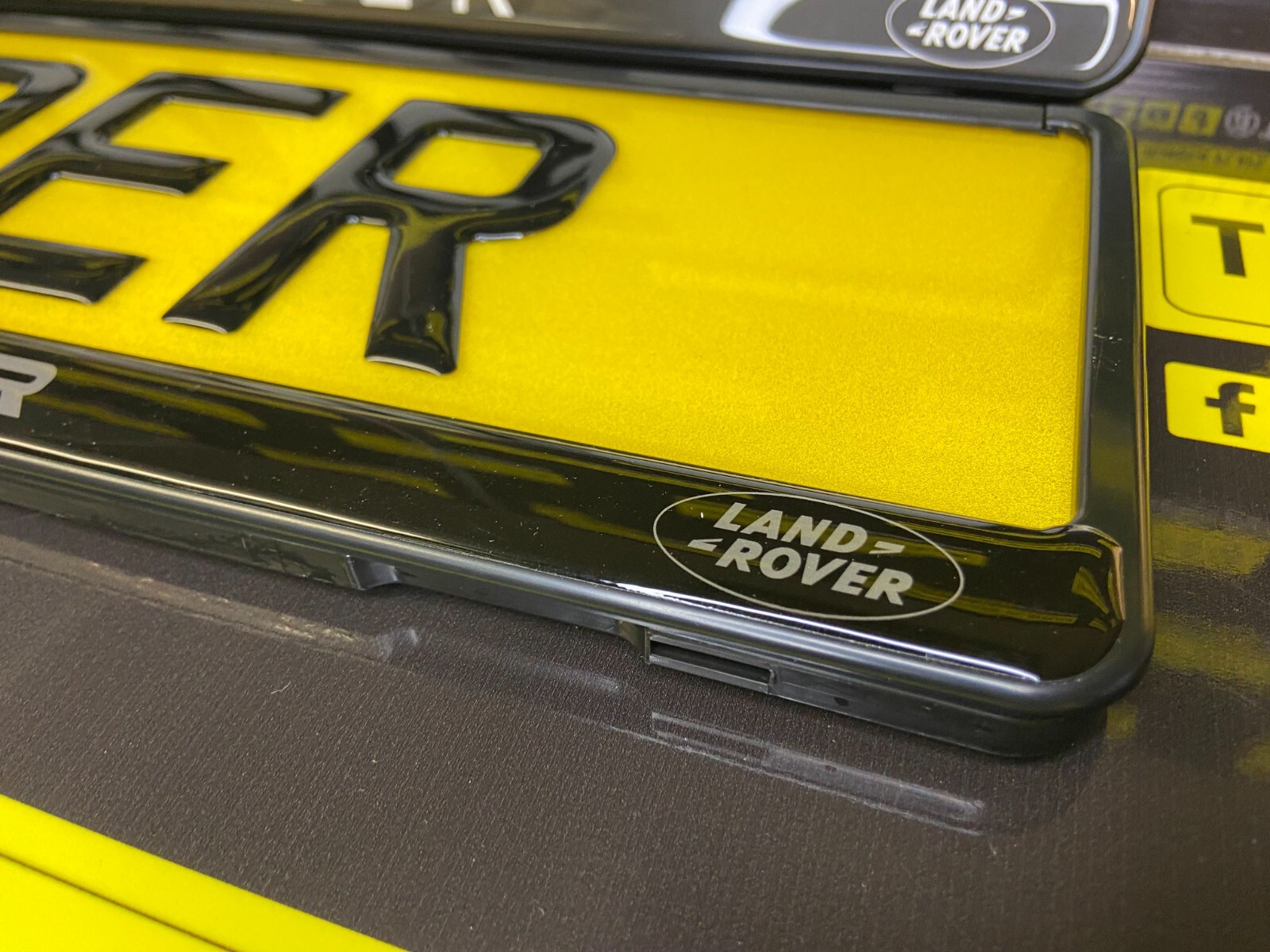 2 x 3D Gel Road Legal Number Plates AND 2 x RANGE ROVER Number Plate ...