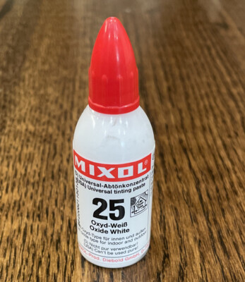 Mixol Universal Tints Oxide White #25 20ml | eBay