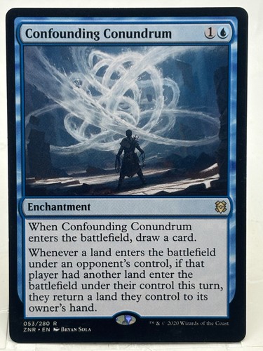 Confounding Conundrum LP* Zendikar Rising ENGLISH 053/280 mtg ...