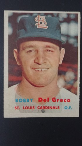 1957 Topps Baseball card #94 Bobby Del Greco (VG TO EX) | eBay