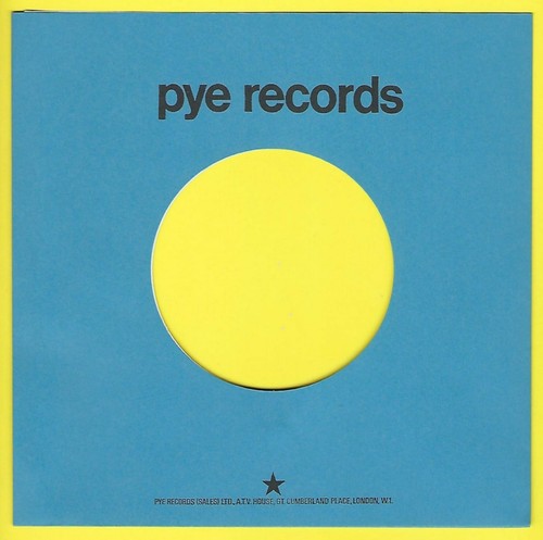 PYE (blue straight top) REPRODUCTION RECORD COMPANY SLEEVES - (pack of ...