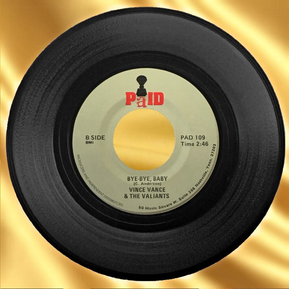 1980 Vince Vance And The Valiants ‘Bomb Iran/Bye-Bye Baby’ PaID 45 RPM ...