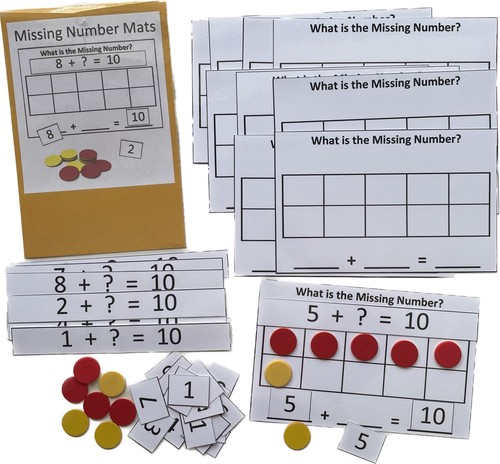 Educational Math Center Kindergarten Learning Resource Game Missing ...