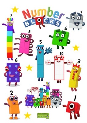 Numberblocks Cake Topper Bundle. Premium Edible Icing Sheet | eBay