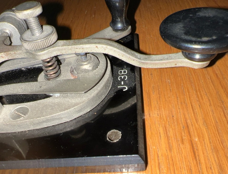 J-38 Military Telegraph Key Keyer Morse Code WWII Signal Corps Nice ...