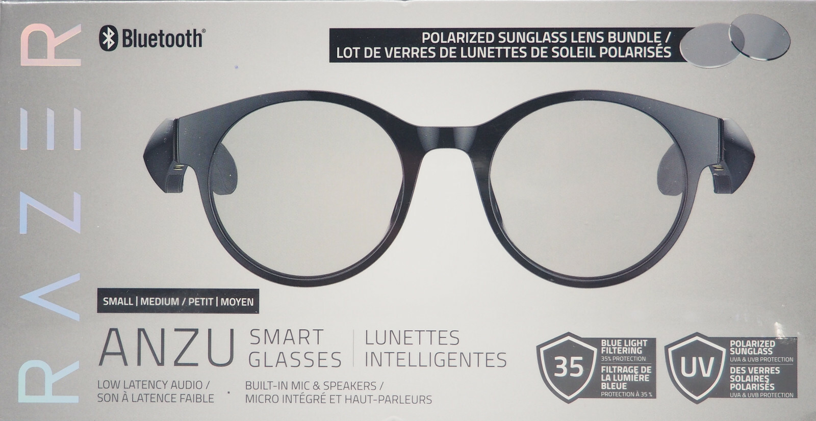 Razer Anzu Round Small Bluetooth Smart Glasses for sale online | eBay