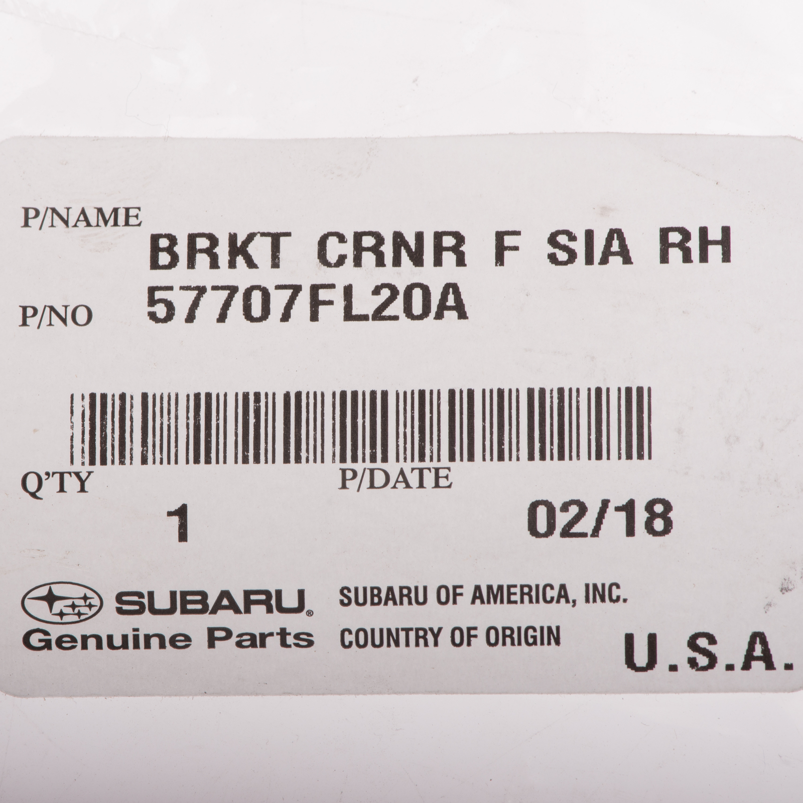 OEM 2017-2023 Subaru Impreza Front Right Bumper Corner Bracket NEW ...