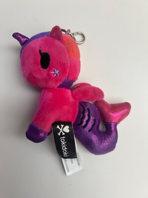 Tokidoki Oceania Mermacorno Plush Mermaid Plush Keychain Pink Purple | eBay