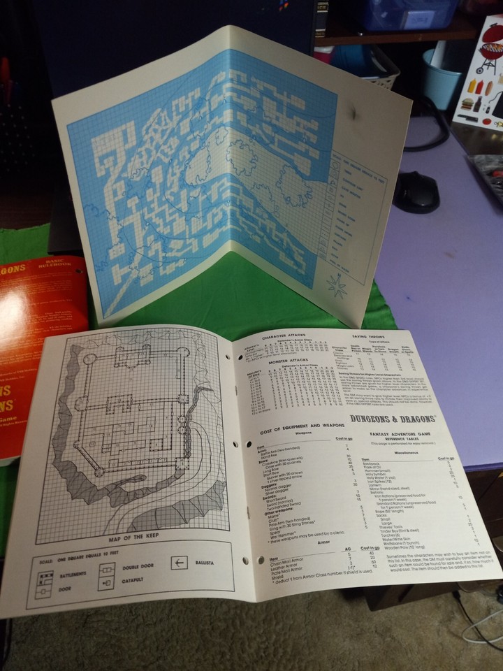 D&D Basic Set Box - Dungeons & Dragons Box Set w/ Basic Rules & Module ...