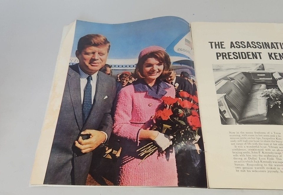 JOHN F. KENNEDY MEMORIAL EDITION ALL LIFE PICTURES & TEXT SHOCKING ...
