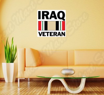 Iraq Veteran US Army War United States Wall Sticker Room Interior Decor ...