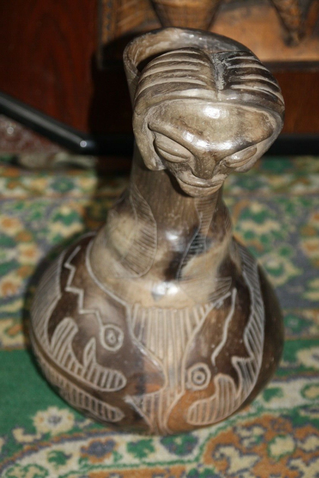 Antique Signed Diaz la Rioja Argentina Primitive Clay Pottery ...
