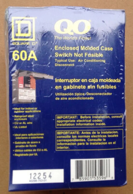 Square D Enclosed Switch QO200TR 785901535966| eBay