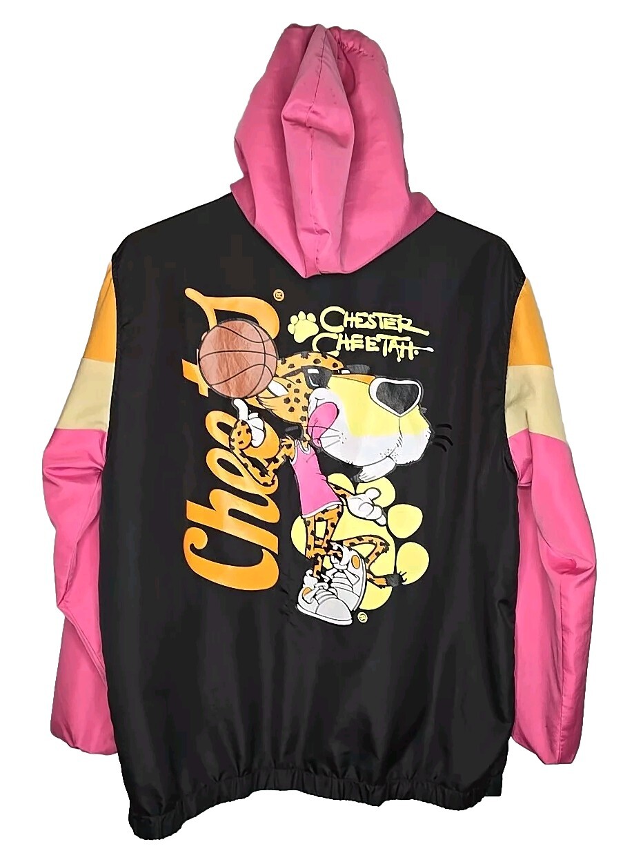 Rare Cheetos Chester Cheetah Basketball Hooded Pullov… - Gem