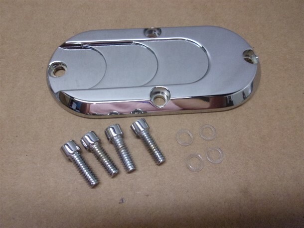15 Rick Doss Chrome Primary Inspection Covers for Most 1965-86 Harley ...