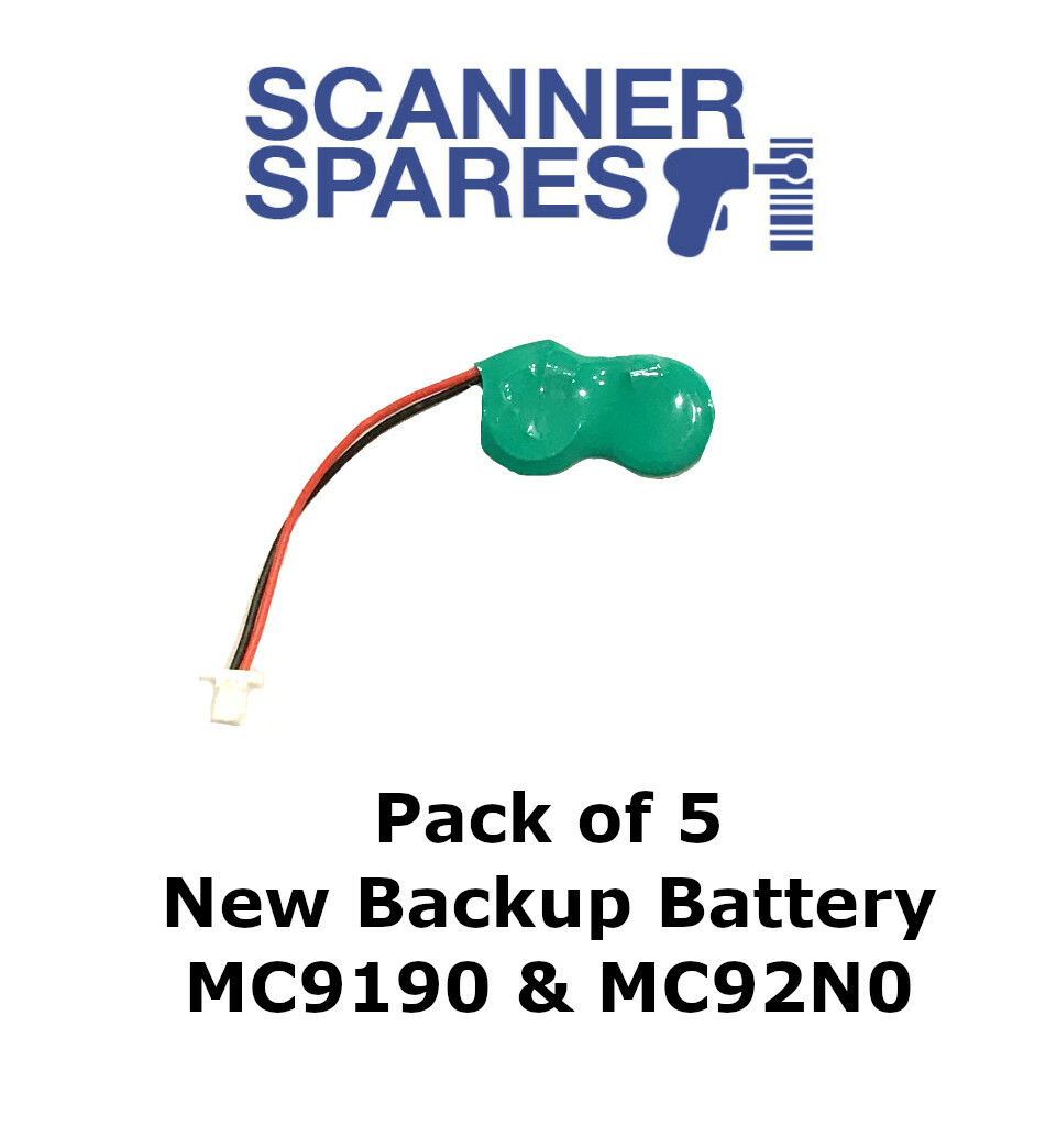 🔥 BRAND NEW Pack of 5 Backup Battery for Symbol MC3190 MC9190 MC92N0 ...